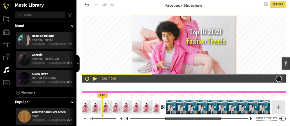 How to make a Slideshow on Facebook that Stands Out